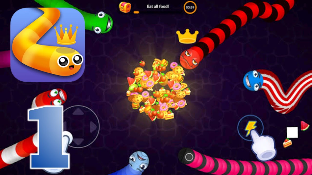 Snake.io - Gameplay Walkthrough | Part 1 (Android, iOS) - YouTube