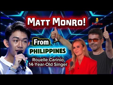 Rouelle Carinio’s Incredible Performance | 14-Year-Old Filipino Singer Impresses AGT Fans😎🎙️