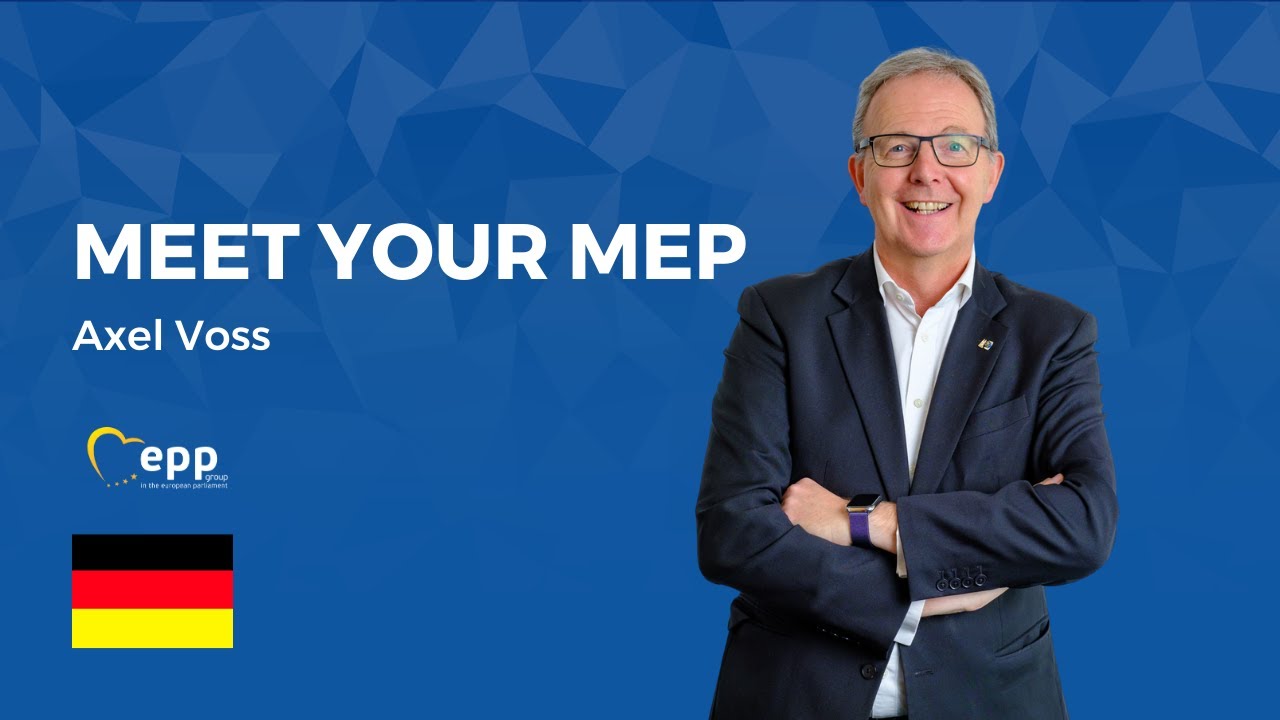 Meet your EPP Group MEP: Axel VOSS - Germany - YouTube