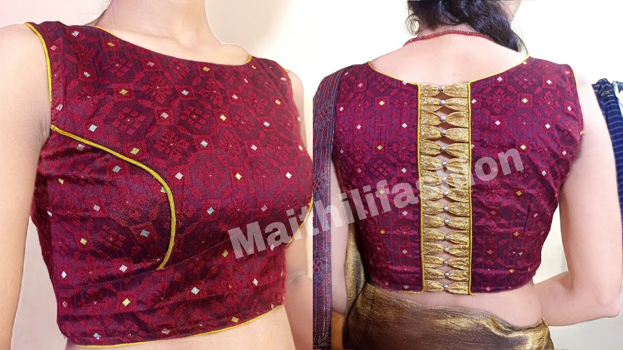 New Stylish Princess Cut Blouse Design |Three Piece Princess Cut Blouse ...