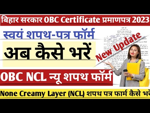 Shapath Patra Kaise Bhare 2023 |Shapath Patra 11 Kaise Bharen |OBC NCL Shapath Patra Bihar |शपथ ...