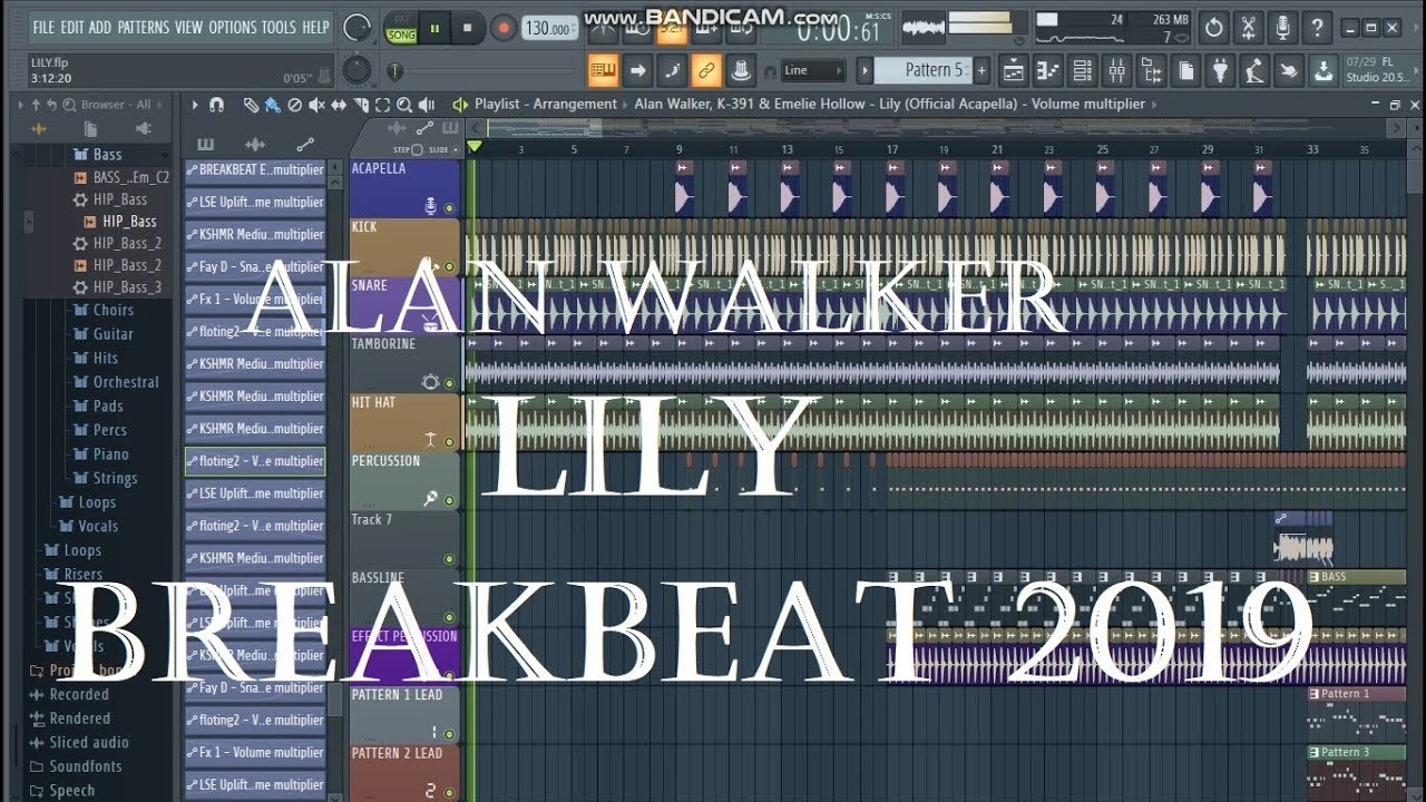 LILY - Breakbeat Remake "Addricted Breakbeat Project 2019" FL Studio 20 ...