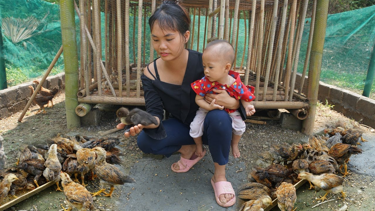 Single Mom Farm - How to make tables and chairs from cement, bricks ...