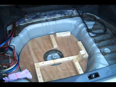 Part 2 Rockford T2 15's Ported Box Build, Kinetik Battery rack install ...