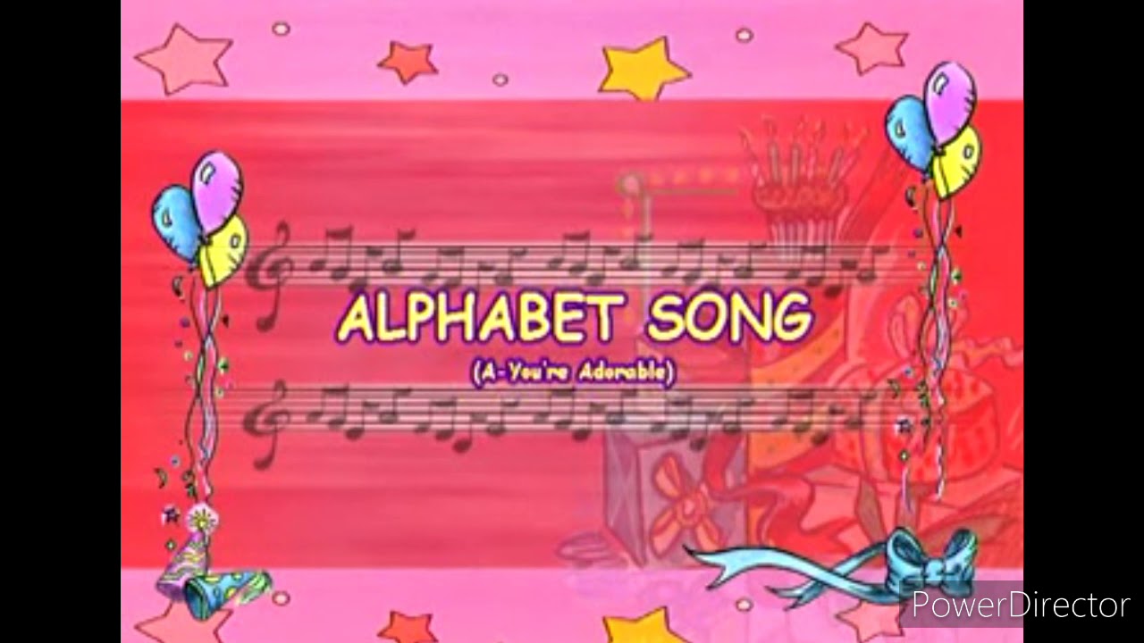 Alphabet Song A You're Adorable (Nursery Rhymes Walt Disney Records ...