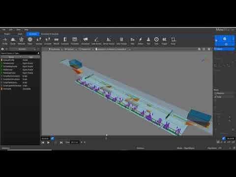 Oasys MassMotion: Rail automation model - updating a schedule - YouTube