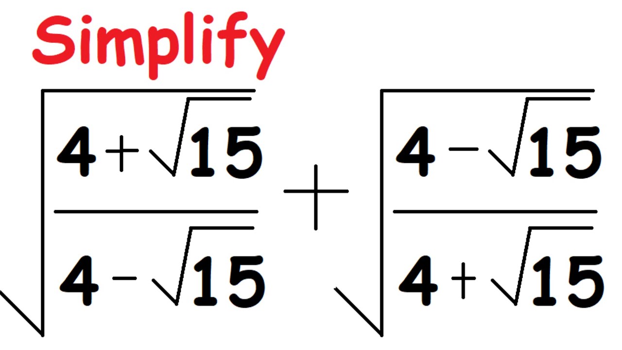 Simplify Fractions with Surds #gcse #olympiad #surds - YouTube
