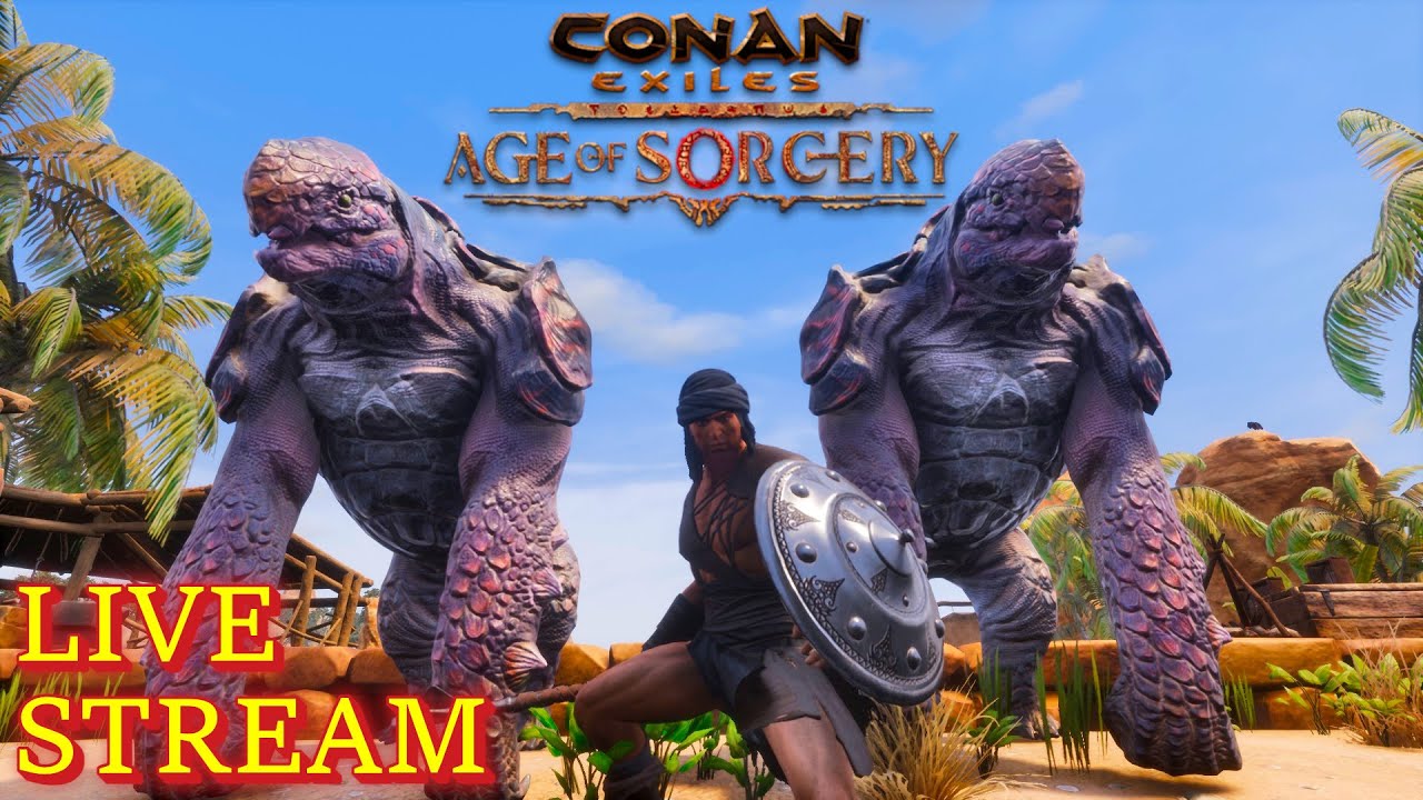 🔴 NEW ADVENTURE LIVE STREAM | Conan Exiles Gameplay S1Ep01 - YouTube