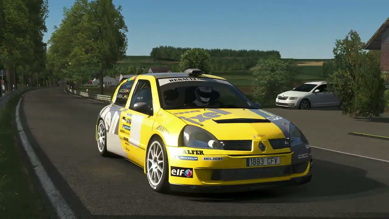 ASSETTO CORSA / RENAULT CLIO S1600 2003 / BORGLOH HILLCLIMB / 4K - YouTube