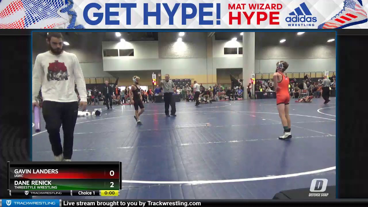 G 5-6 80 Dane Renick Threestyle Wrestling Vs Gavin Landers IAWC - YouTube