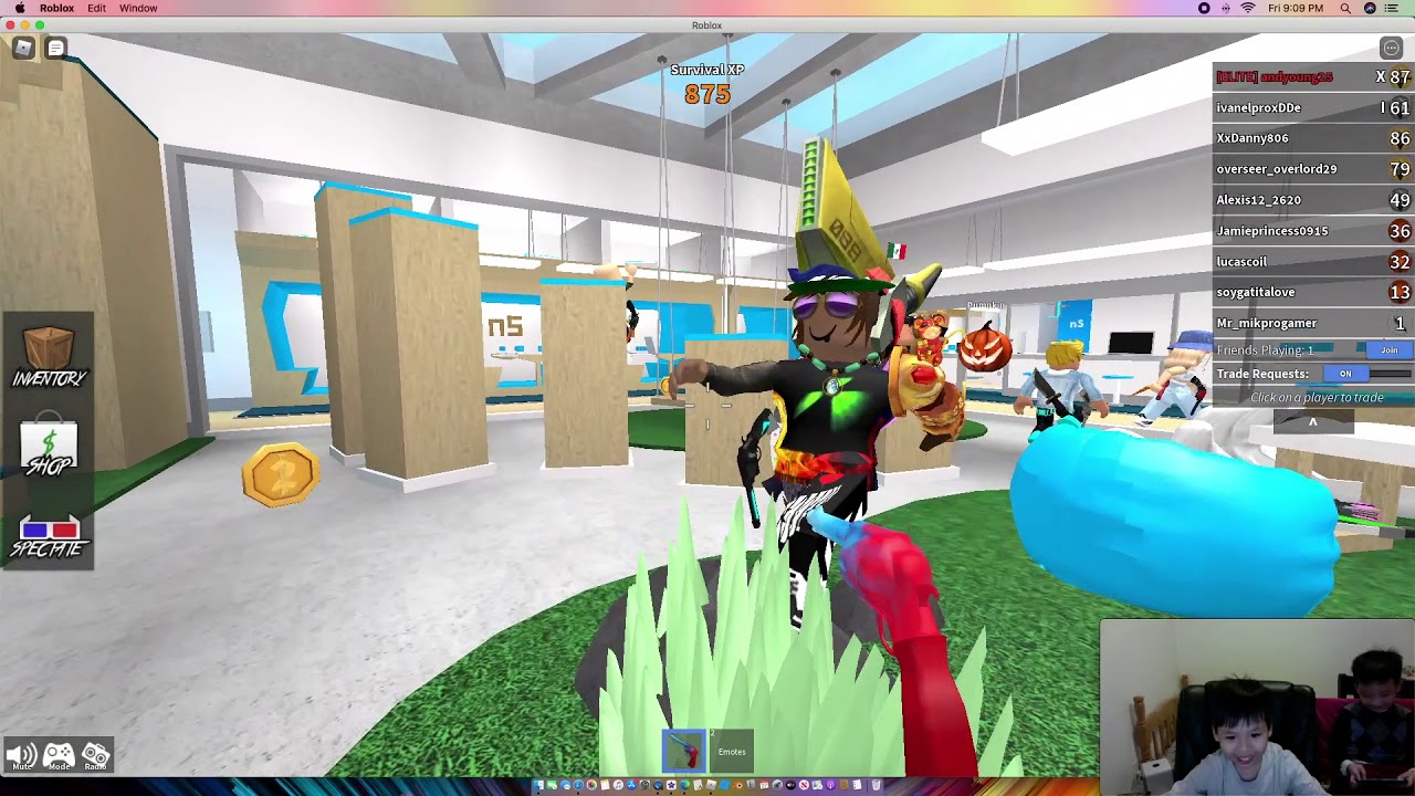 Trolling as small avatars in MM2! With my little brother, Lucas - YouTube