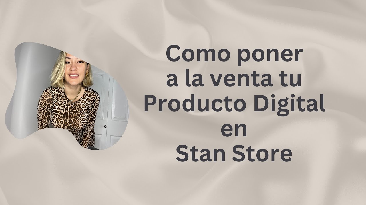 Como poner a la venta Productos Digitales en Stan Store #stanstore # ...