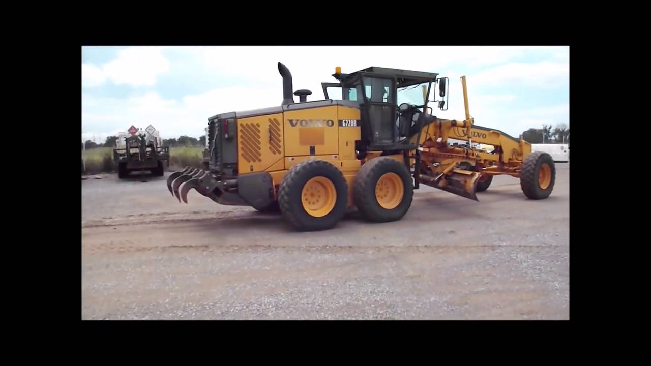 AutoGreder Volvo G720B - YouTube