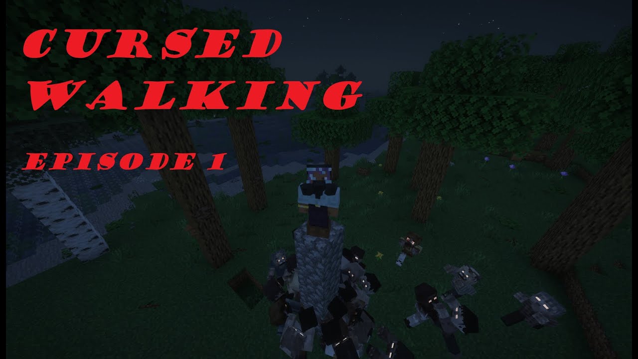 Minecraft Cursed Walking - YouTube