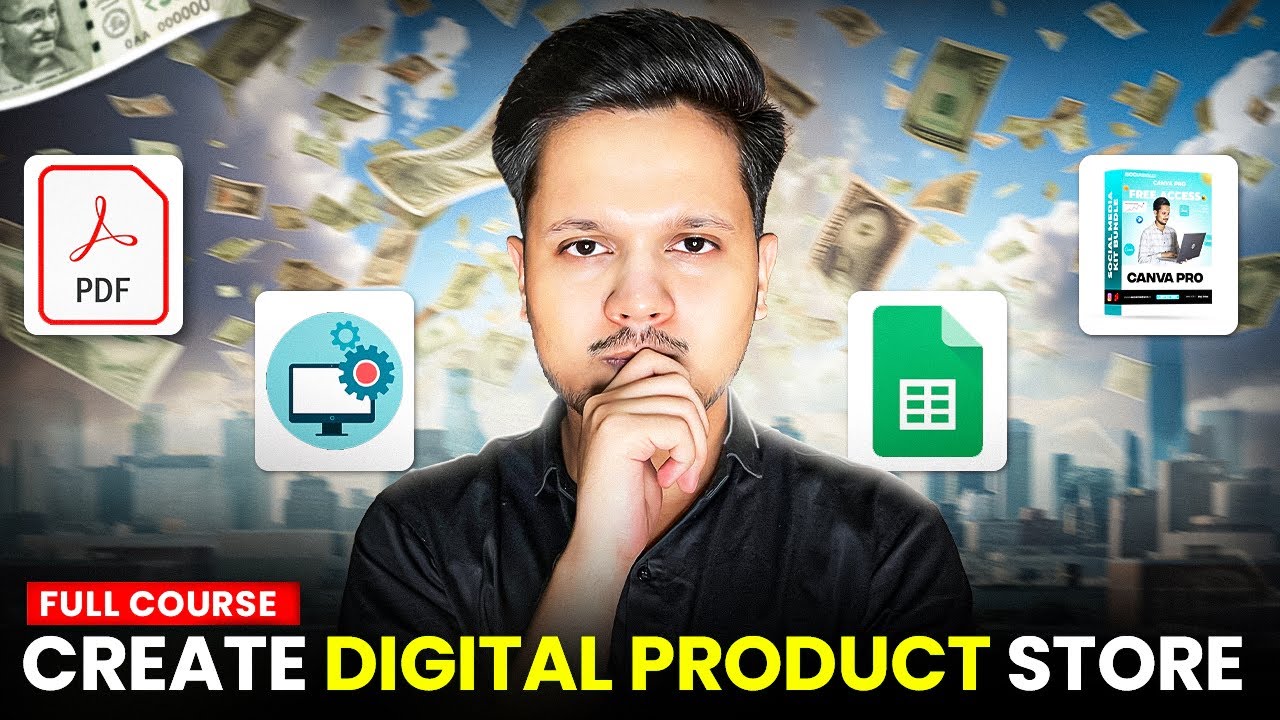 How To Create A Digital Products Store 2024 ! FULL COURSE 🤯 - YouTube