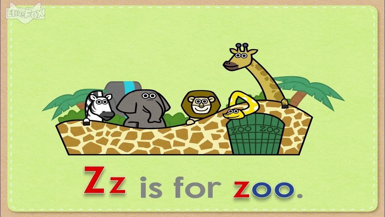 ABC Book Letter Zz Little Fox - YouTube