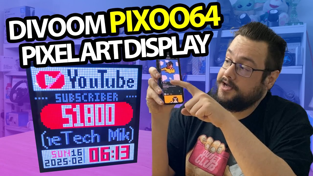 Divoom Pixoo-64 Review – The Ultimate Pixel Art Display! 🎨 - YouTube