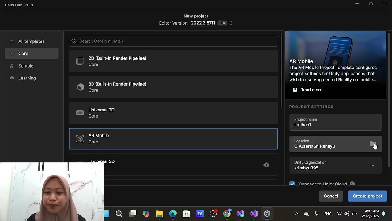 Penginstalan Aplikasi Unity Untuk VR AR - YouTube