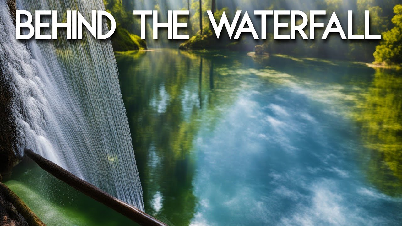 Sleep Immediately Behind the waterfall. Calming waterfall sounds for ...