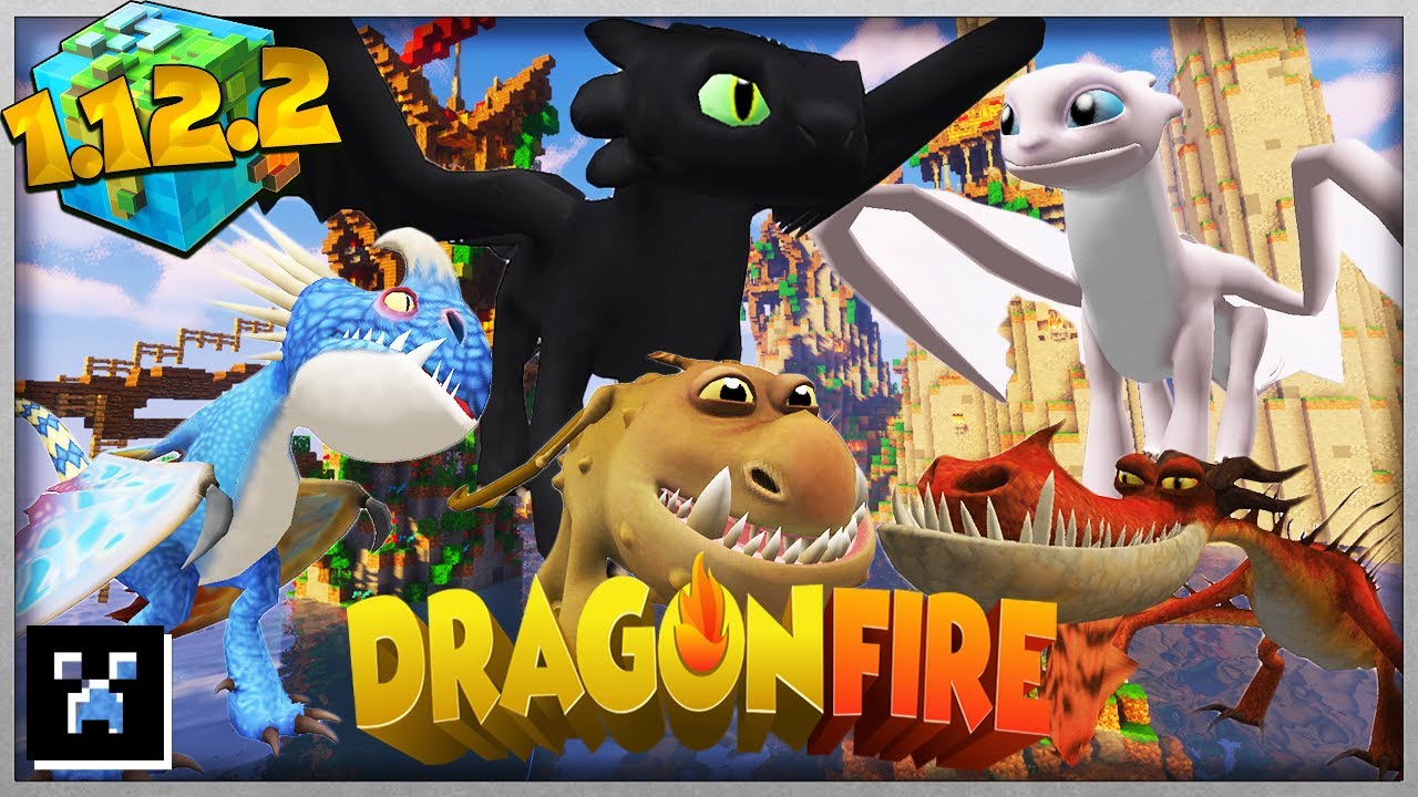 DRAGON FIRE 1.12.2: O MOD "COMO TREINAR O SEU DRAGÃO!" - TUTORIAL ...
