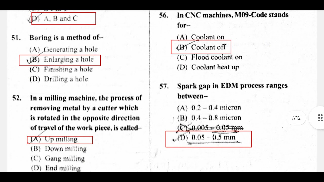 KMC MECHANICAL Engineering 2022 Questions Answer - YouTube