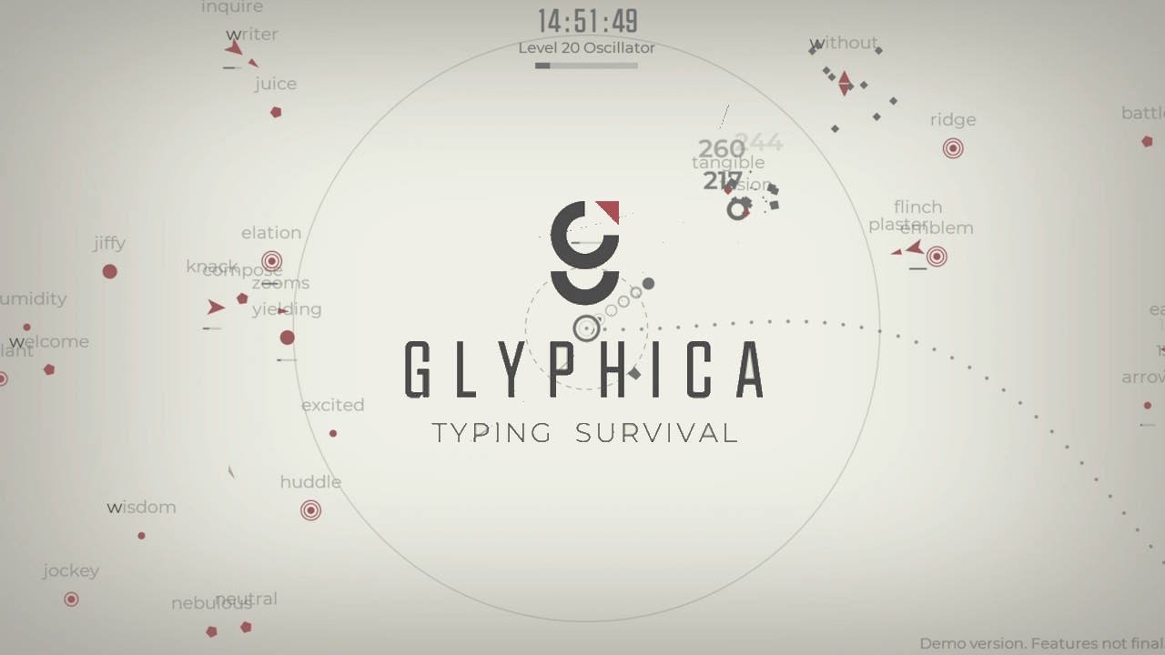 Glyphica Gameplay | The Roguelike Typing Game! - YouTube
