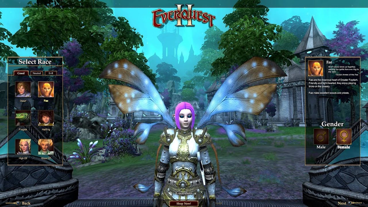 Everquest 2 Races