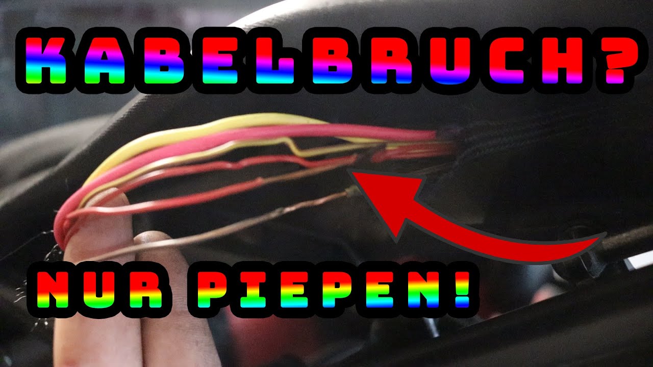 👀 Kabelbruch im Verdeck reparieren🛠️ am Opel Astra G / Piepen nun weg🤔 ...