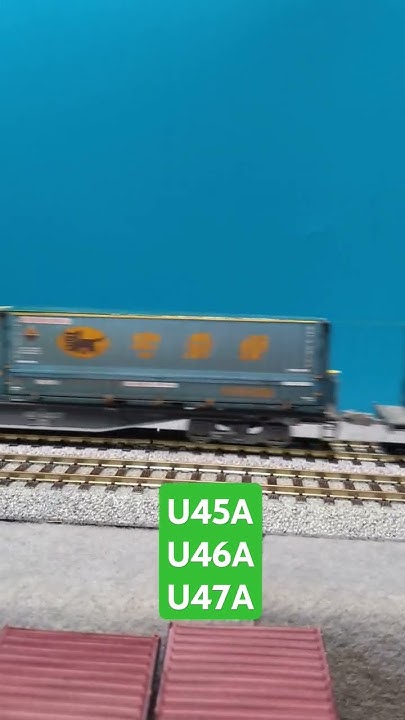 HOゲージ コンテナカタログ U45A、U46A、U47A #鉄道模型 #貨物列車 #鉄道コンテナ - YouTube