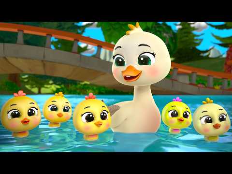 Five Little Ducks 🦆 + Wheels on the Bus & More Nursery Rhymes & Kids Songs