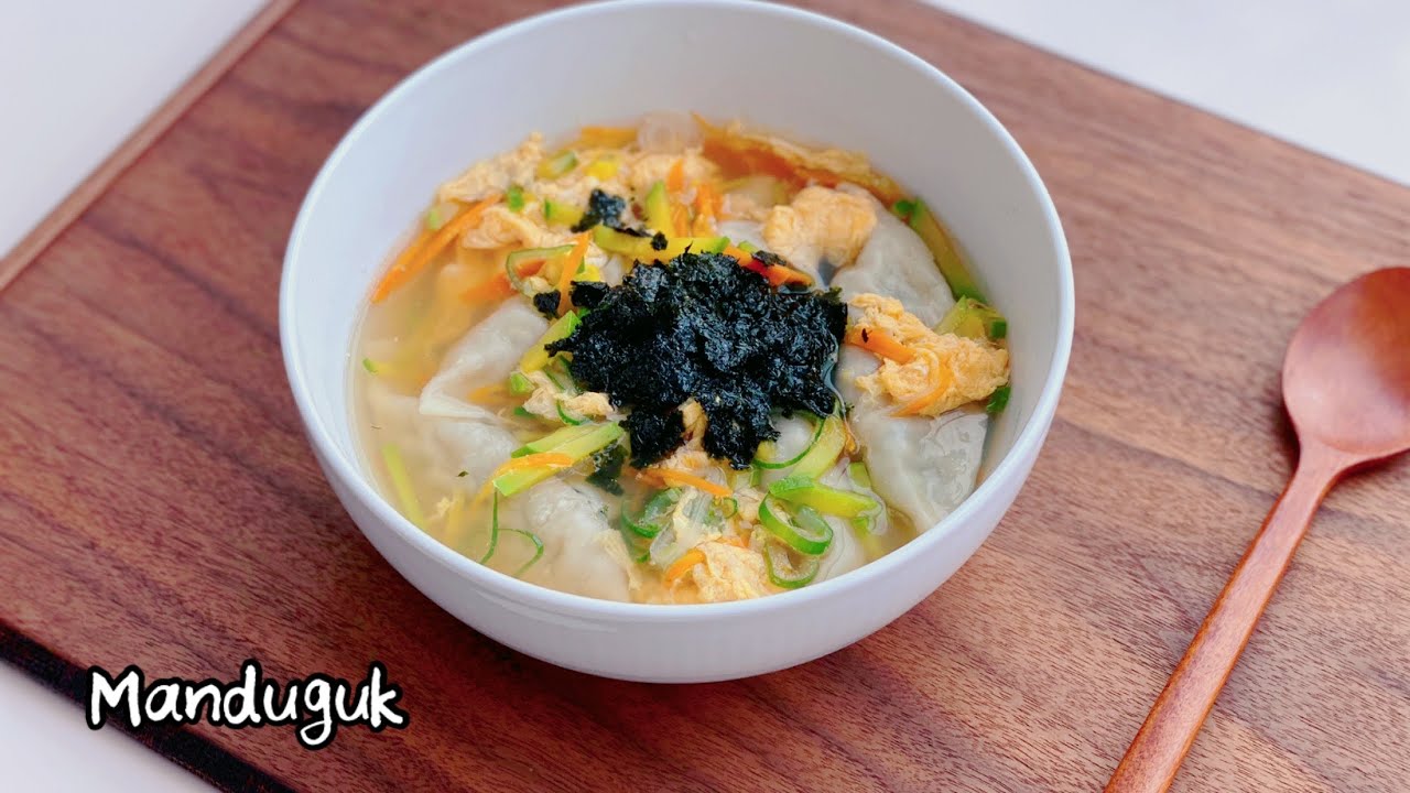 MANDUGUK | DUMPLING SOUP | SOPA DE MANDU | COMIDA COREANA | 만둣국 | - YouTube