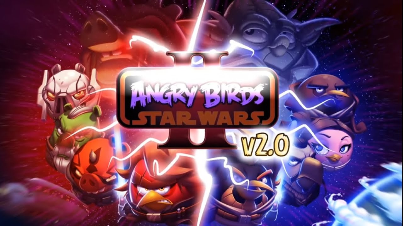 Angry birds Star wars v2.0 Invasion on naboo all levels bird side - YouTube