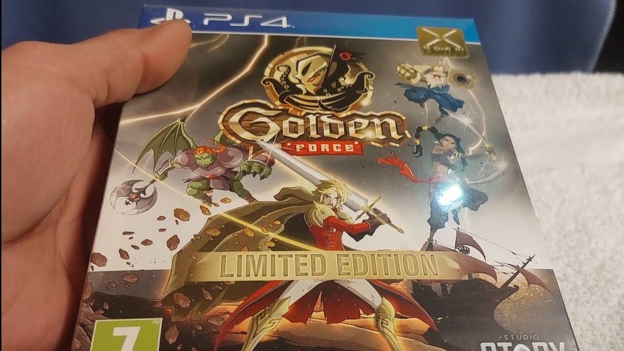 Golden Force Limited Edition PS4 Unboxing- PixelHeart Games - YouTube