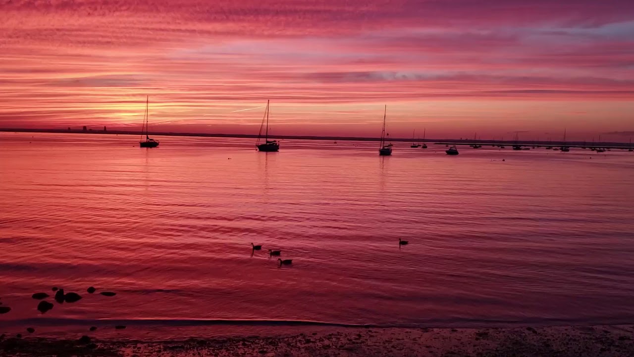 Beautiful Sunset Time Lapse - Sea Cliff, Long Island - New York - YouTube