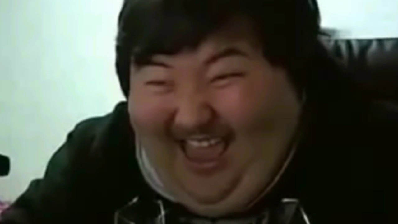 Asian guy laughs at his food - YouTube