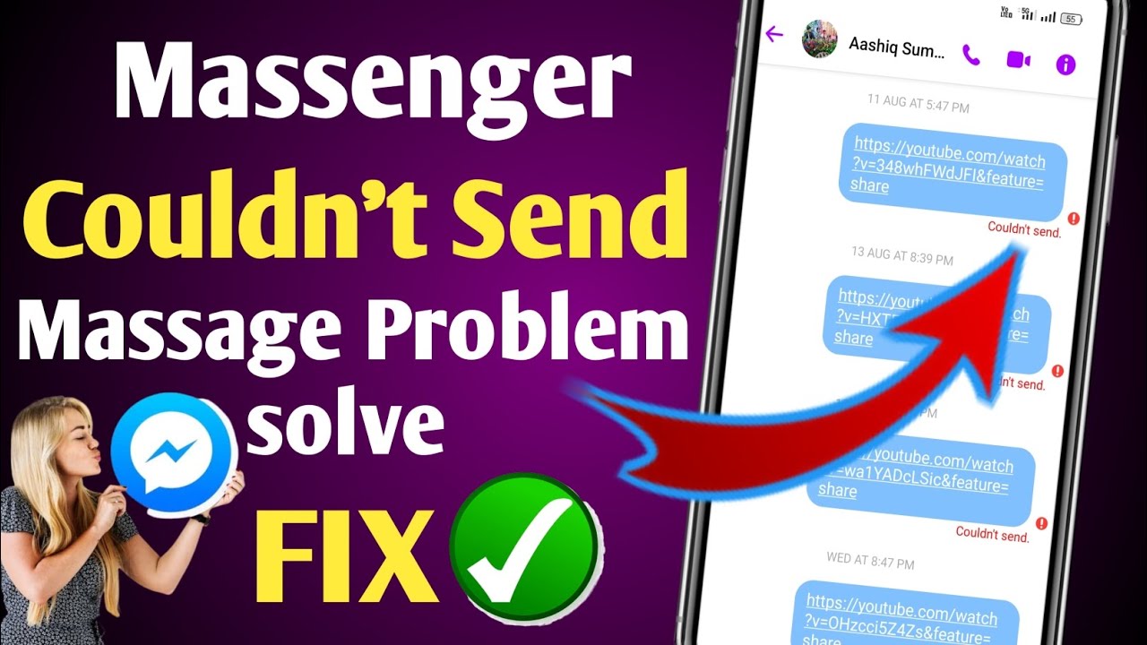 Massenger message Couldn't Send Problem Solve // Massenger Down ...