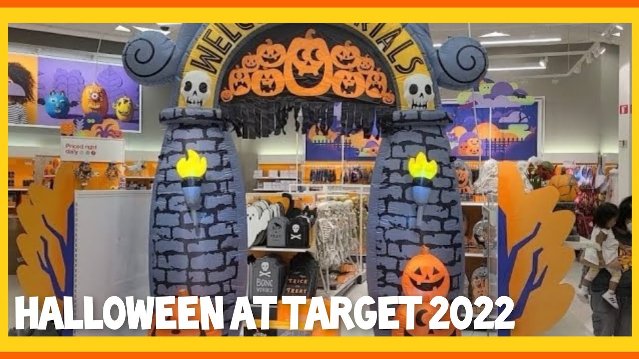 Halloween 2022 Target walkthrough with skeleton animatronic ☠️ - YouTube