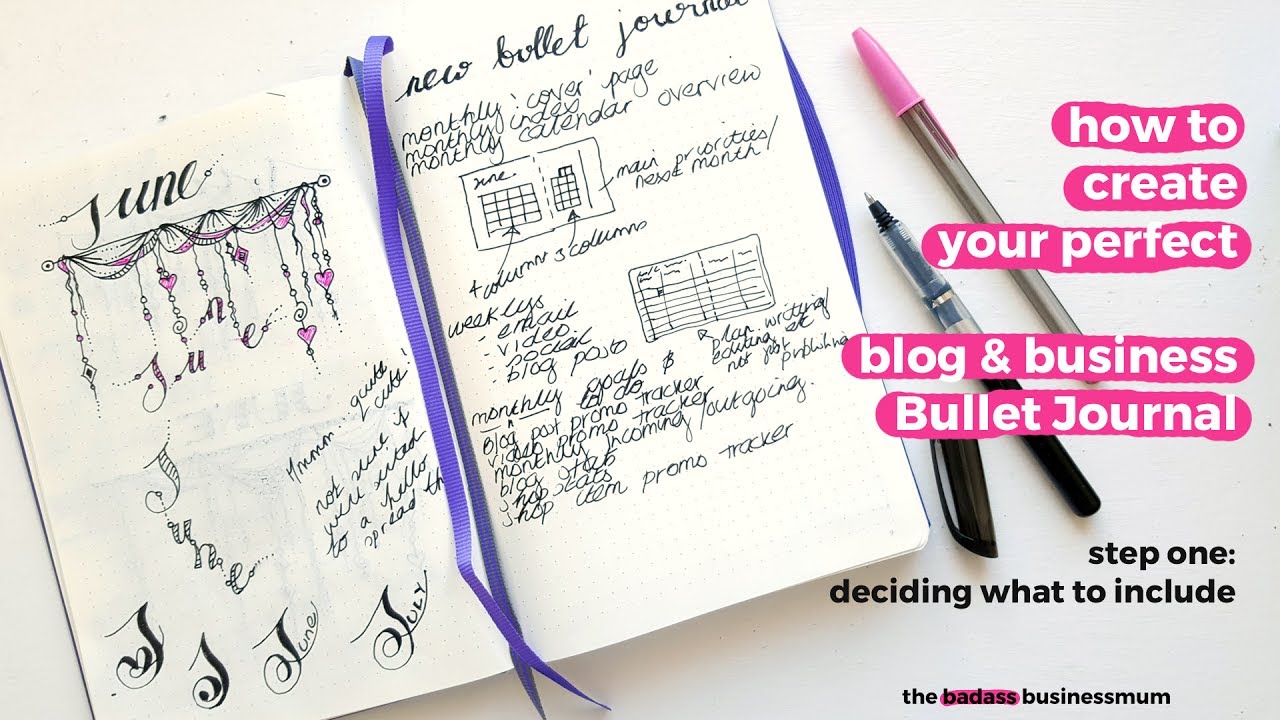 Planning My Blog Business Bullet Journal YouTube planning-my-blog-business-bullet-journal-youtube