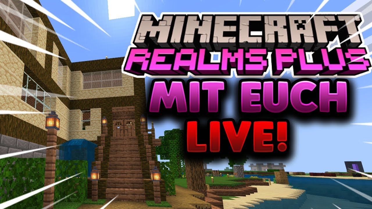 Zuschauer Realms mit EUCH | LIVE | Minecraft Bedrock Edition (MCPE,PS4,WIn10) - YouTube