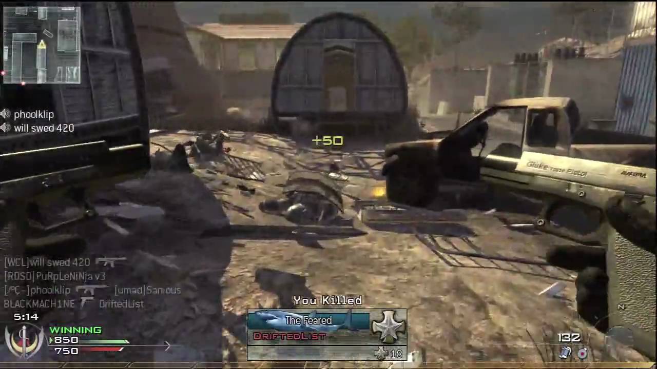 MW2 Run and Gun Riot Shield Akimbo G18s - YouTube