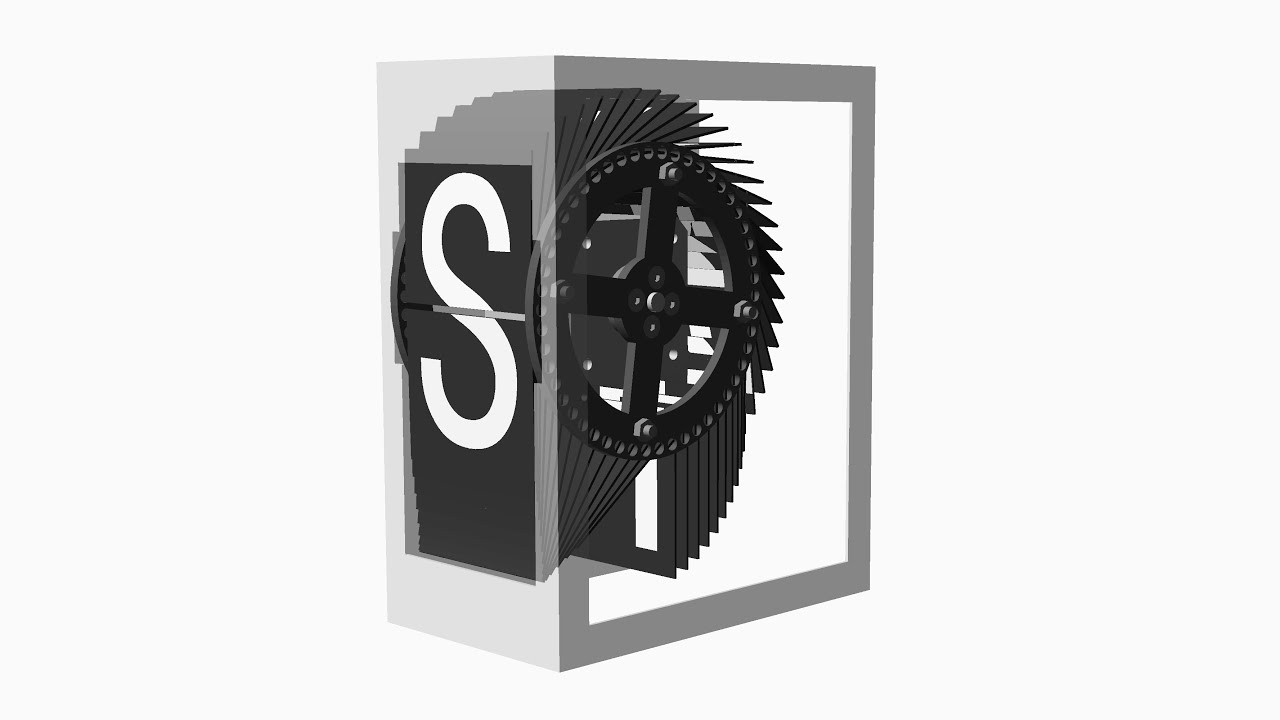 DIY Split Flap Display, How To Assemble a Module - YouTube