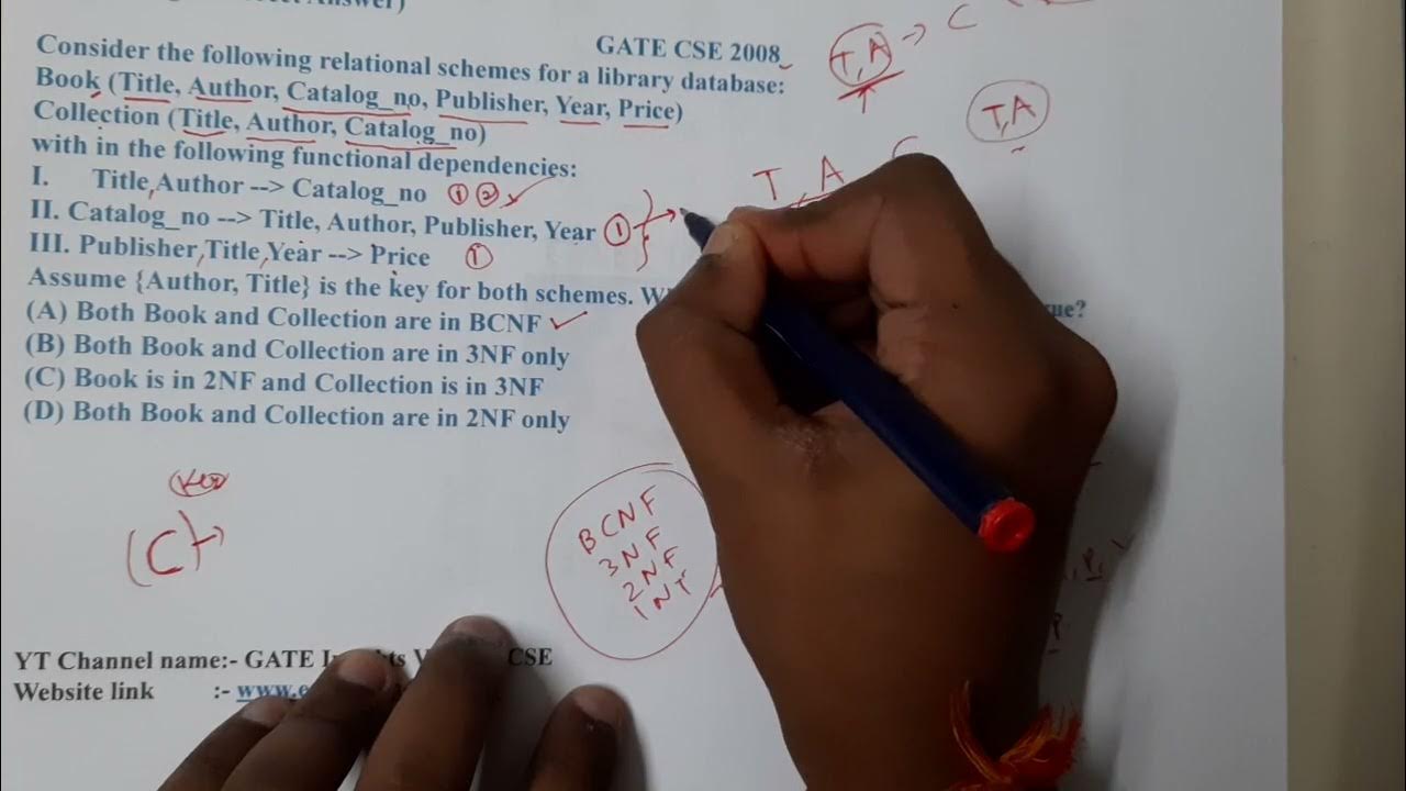 GATE CSE 2008 - YouTube