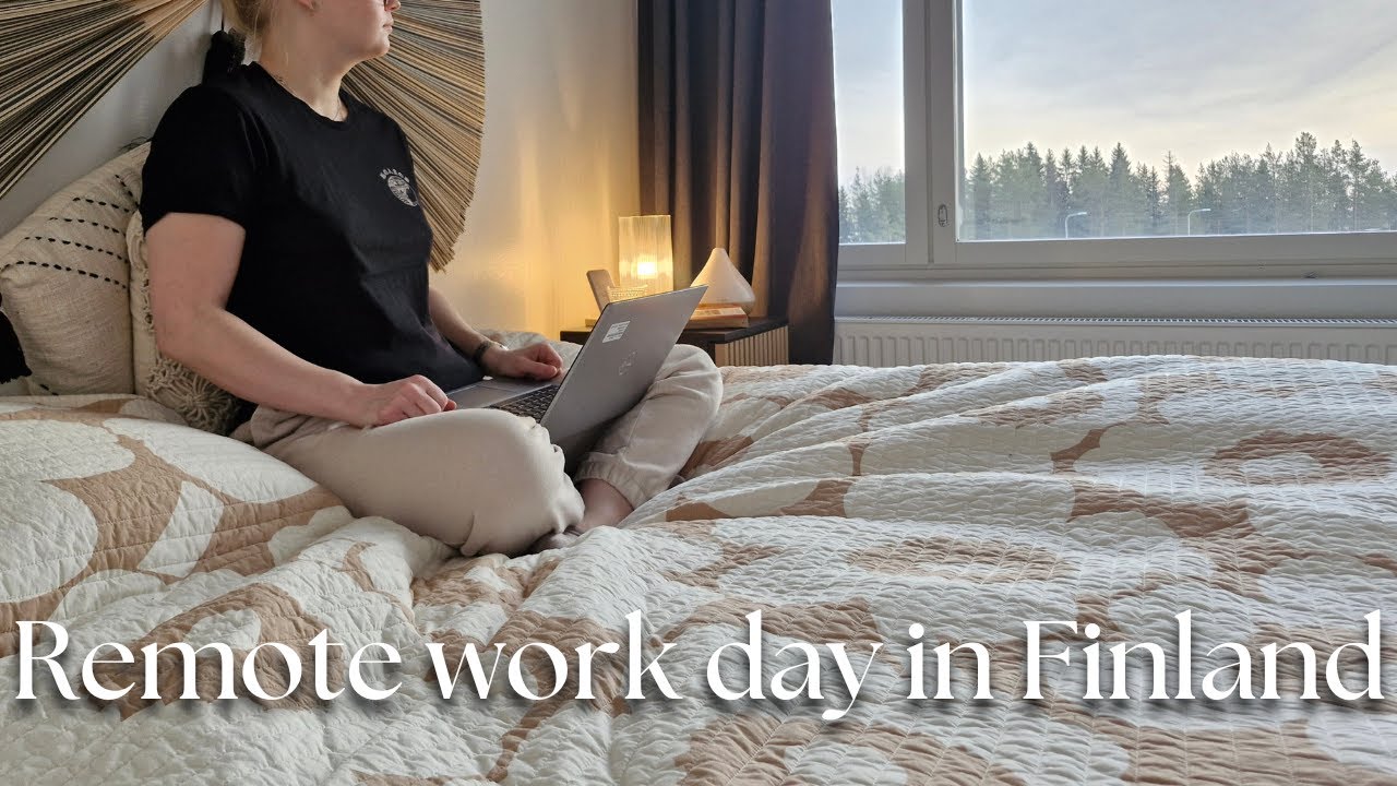 Slow living in Finland | Morning routine | Daily vlog (remote work ...