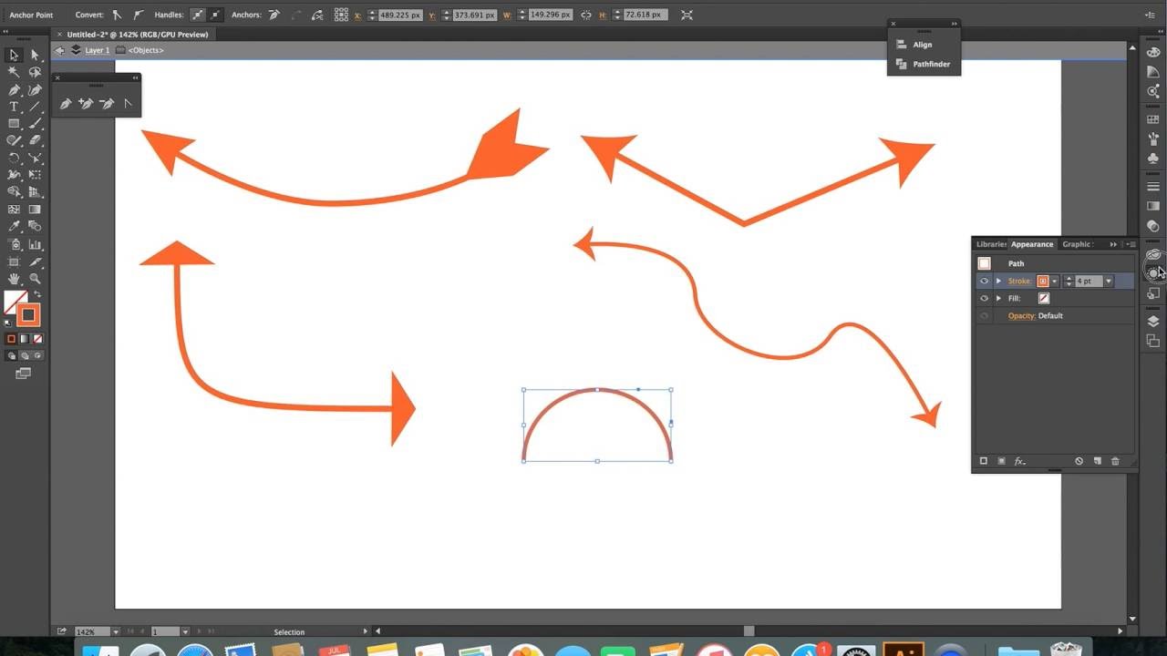 How To Create Curved Arrows In Adobe Illustrator YouTube How To Create Curved Arrows In Adobe Illustrator YouTube