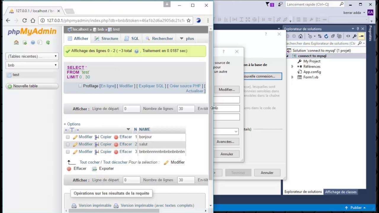 mysql connection with visual studio 2015 - YouTube