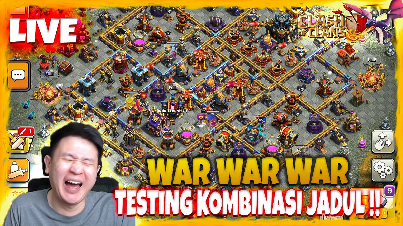 WAR WER WOR MENCARI KOMBINASI TERBAIK ?!! - Clash of Clans Indonesia - YouTube