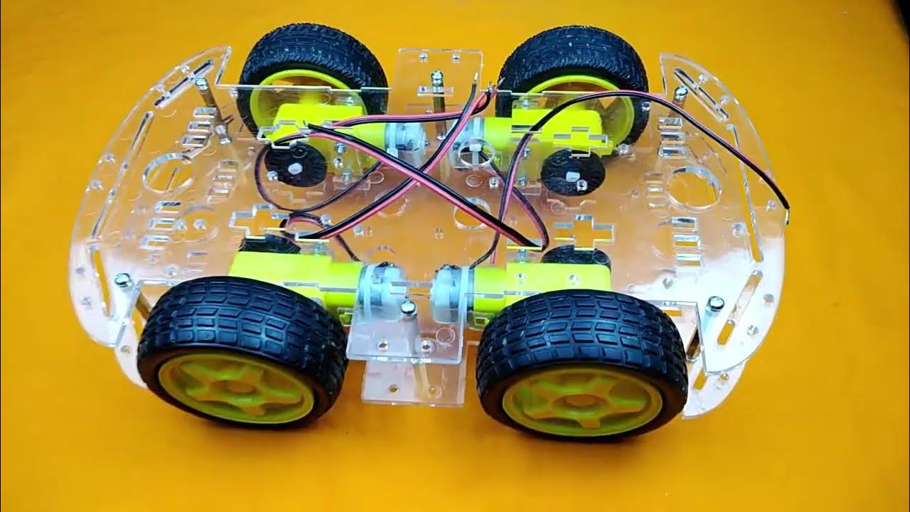 How to Assemble 4 Wheel Robot Car Chassis | Arduino Robot Car - YouTube