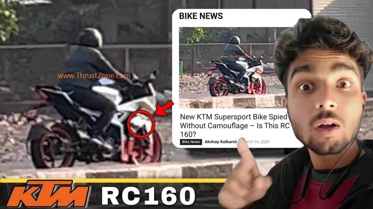 New KTM RC 160 SPIED in INDIA🔥 iS This REAL? - Price, Features, Launch ...