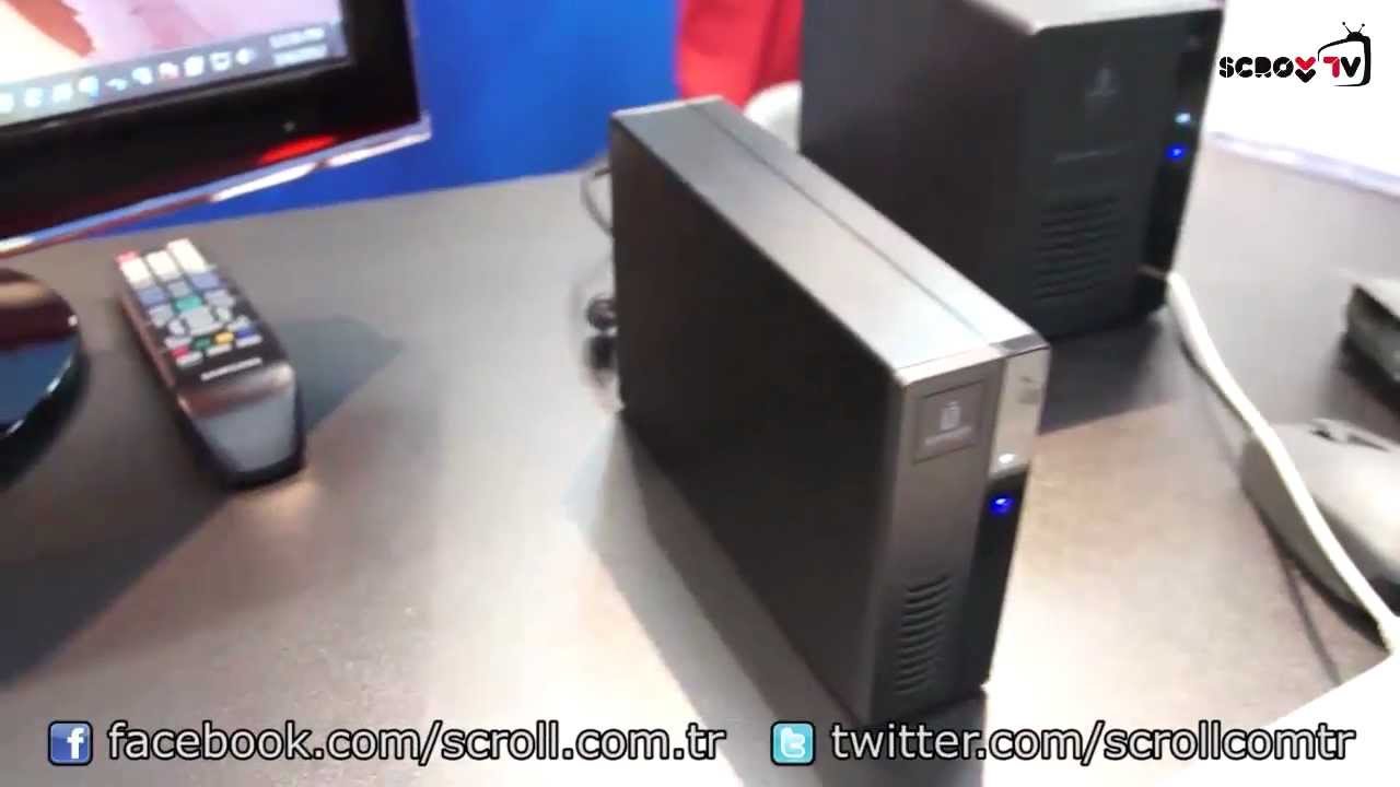 CeBIT 2012: Iomega EZ Media Backup Center - YouTube