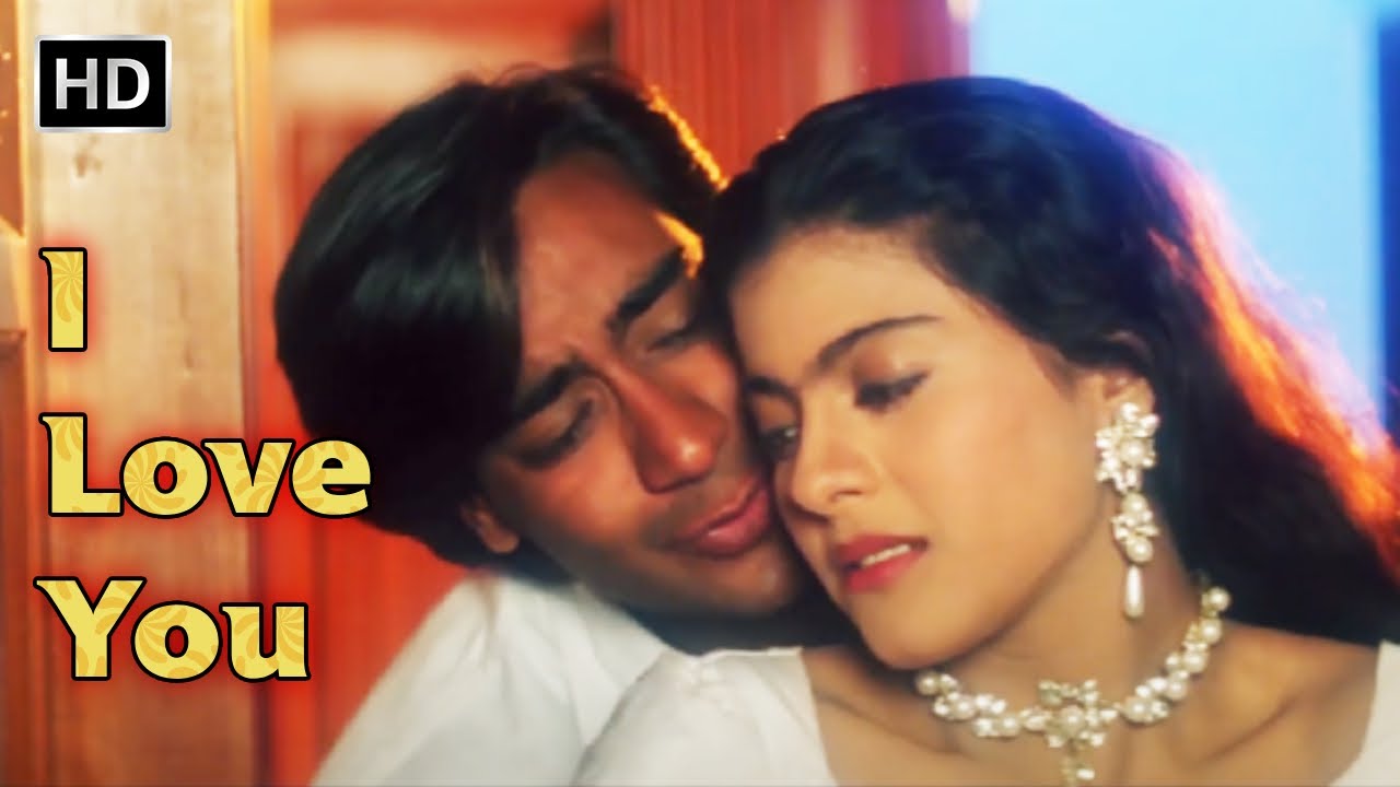 I Love You | Gundaraj Movie (1995) | Ajay Devgan & Kajol | Kumar Sanu ...
